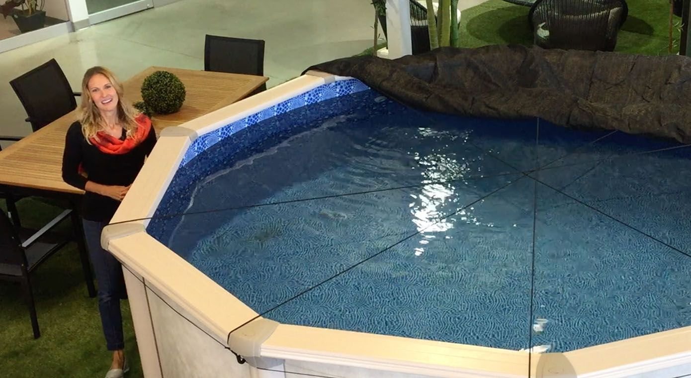 Elastic band system for above-ground pool | Trévi – Magasins Trevi inc.
