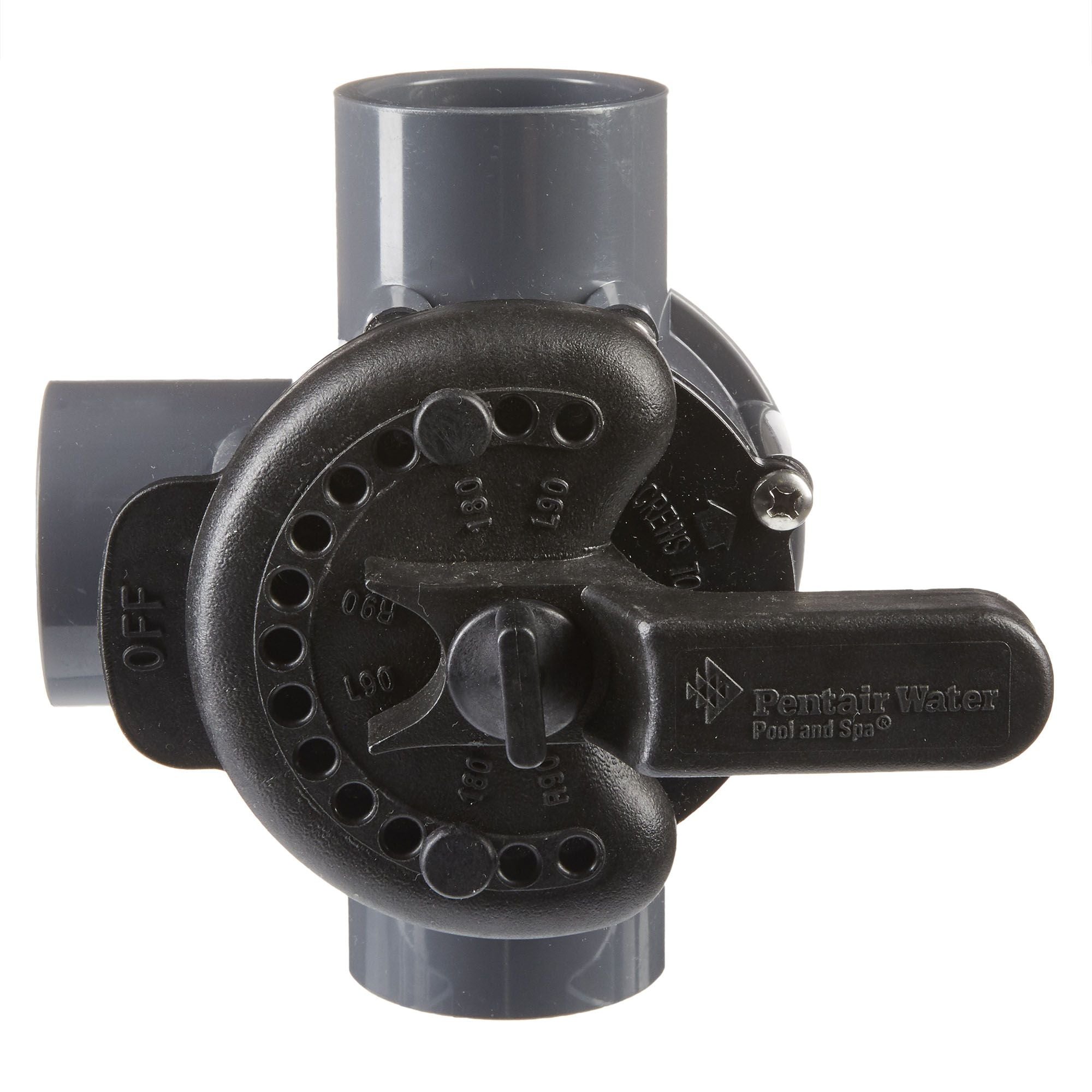Valve 3 voies 1 1/2'' int. / 2'' ext. pvc colle Pentair 263037 | Trévi ...