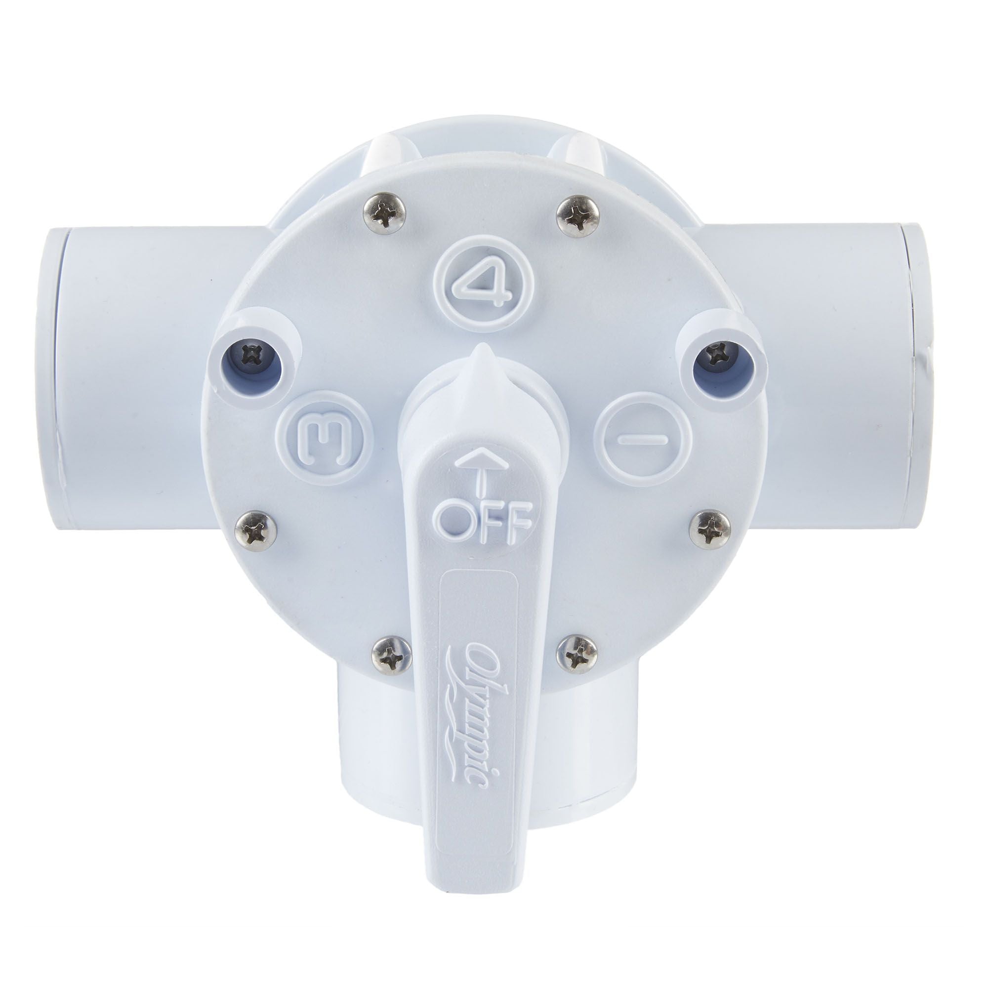 Diverter Valve 3-Way, Olympic, 1-1/2" FPT, White - 40-AFT-100T | Trevi ...