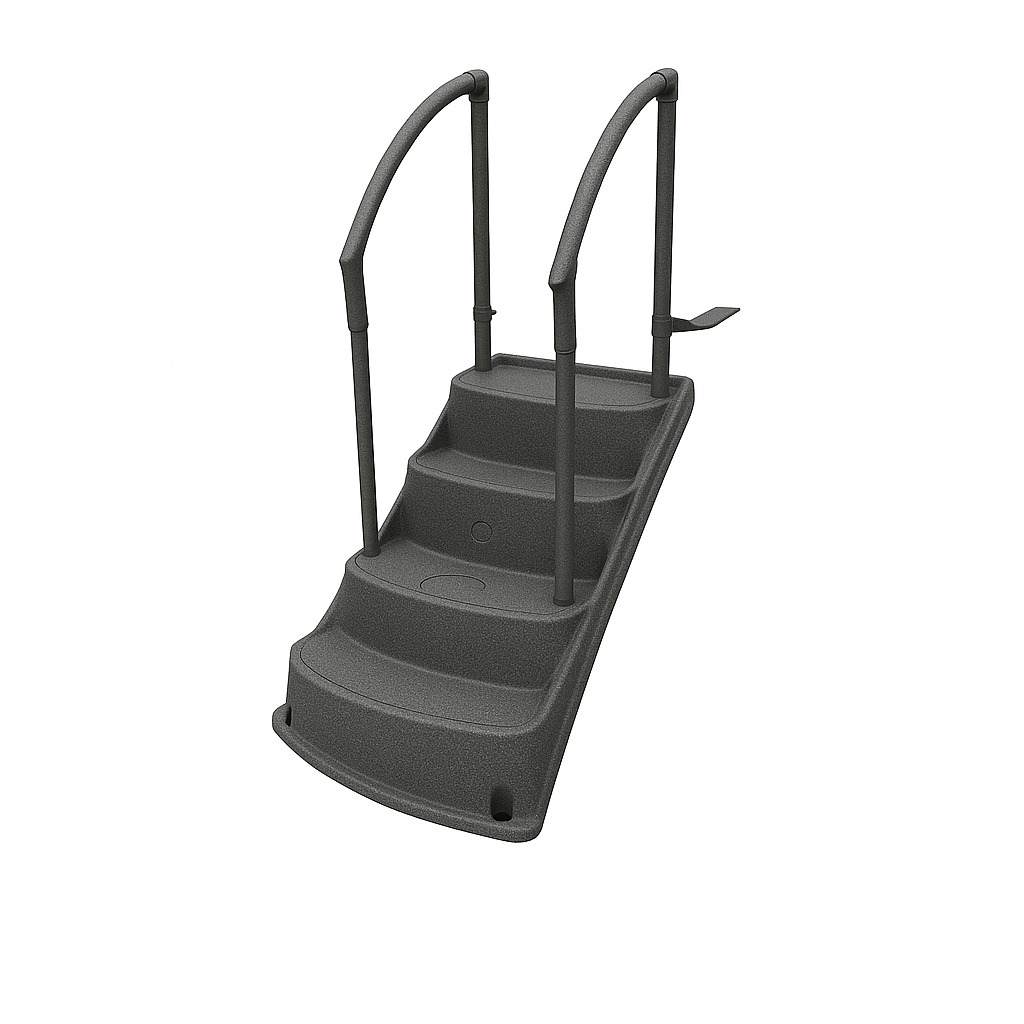 Midnight gray Royale II Above Ground Pool Step – Lumi-O – Magasins ...