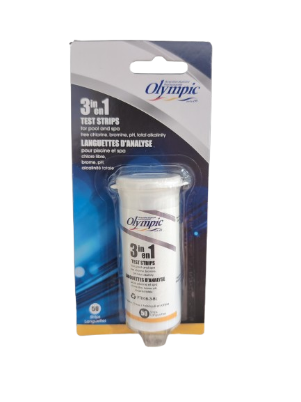 Kit de test pour piscine et spa – 3‑en‑1 – Magasins Trevi inc.