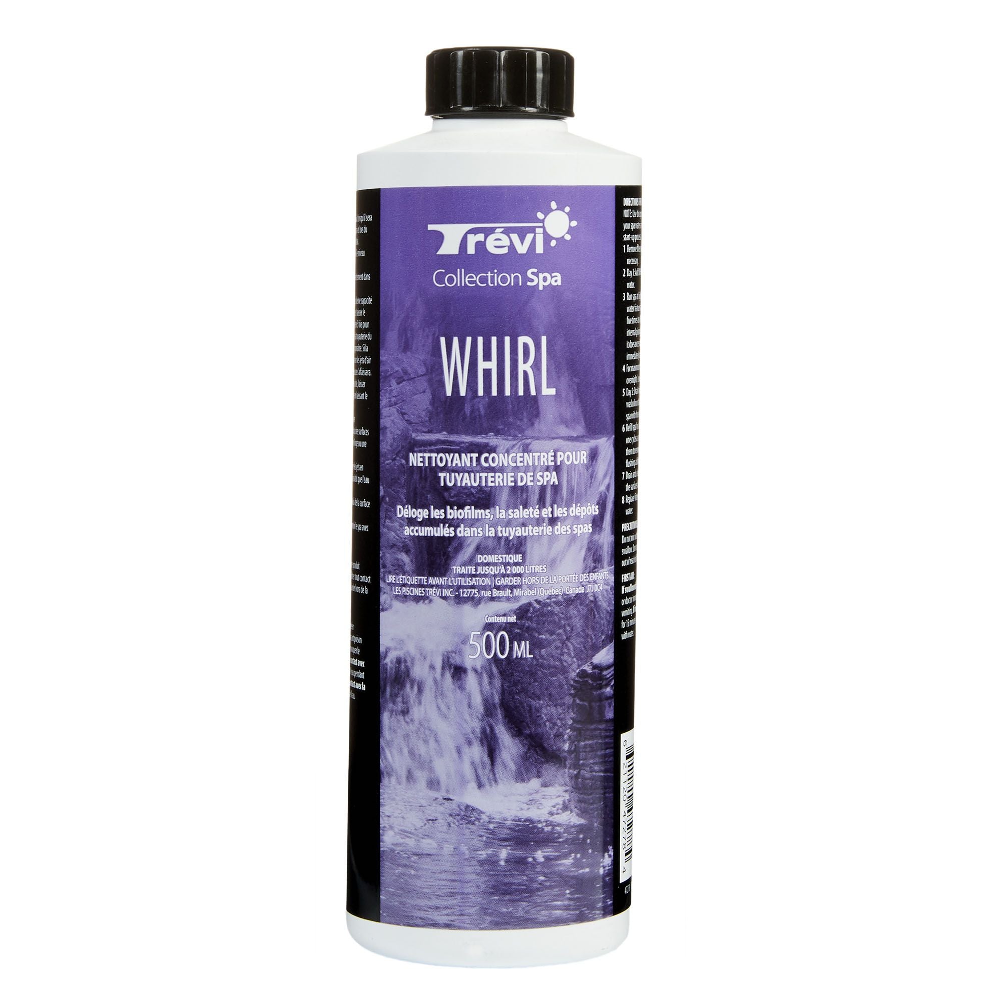 Nettoyant de tuyauterie pour spa - Spa whirl – Magasins Trevi inc.