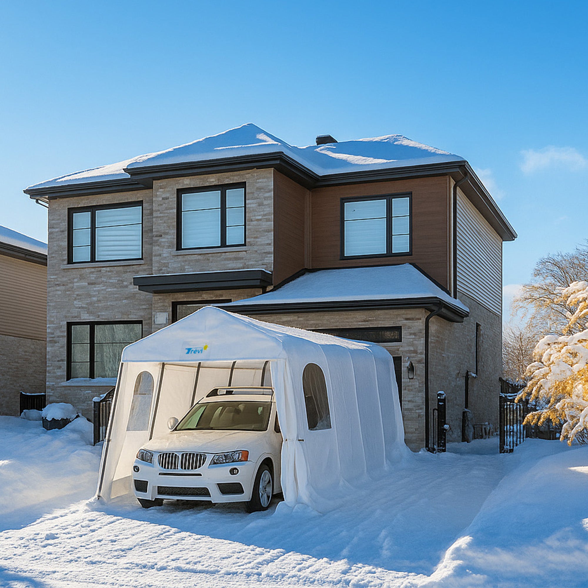 Abri d'auto simple Trévi Ultra – Magasins Trevi inc.