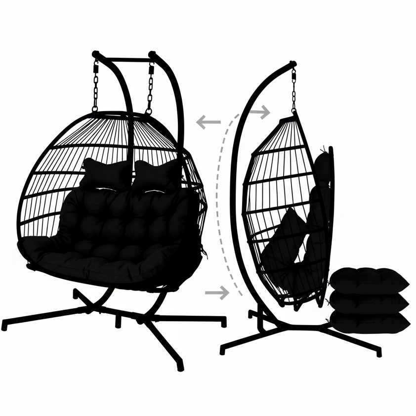 Chaise suspendu 2 places kado – Magasins Trevi inc.